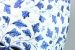 RYNQ47_Ceramic Shower Stool, Blue and White, hand painted floral design ...