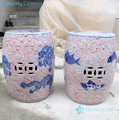 ALL Ceramic stool/ porcelain garden stool From China JINGDEZHEN ...